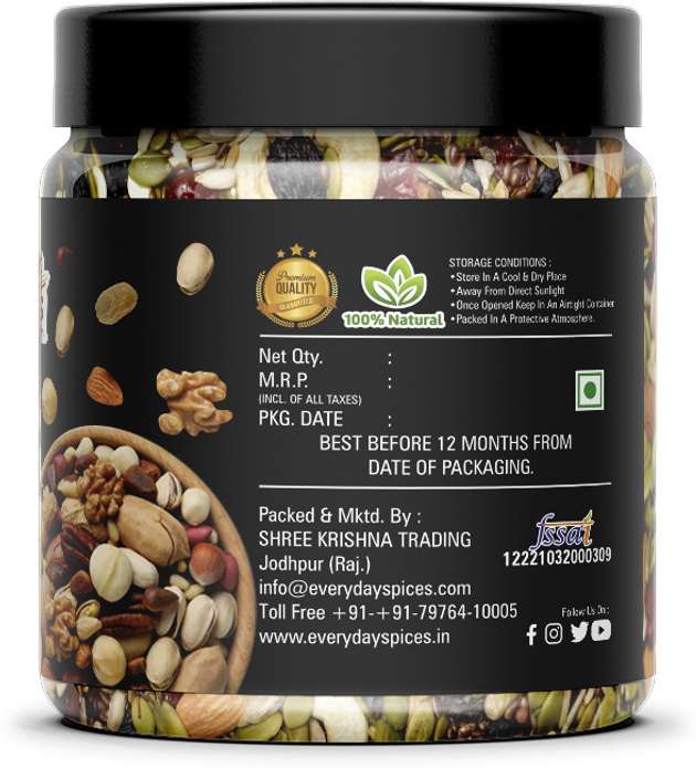 Dailyherbs Mix Dry Fruits Almonds Cashews Walnuts Raisins
