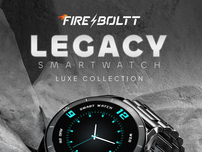 Fire-Boltt Legacy 36.3mm (1.43") AMOLED Display, Bluetooth Calling ...