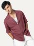 Urbano Fashion Men Self Design Casual Dark Blue Shirt - Buy Urbano ...