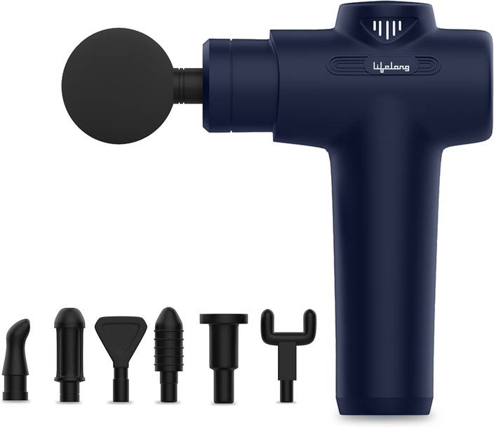 Lifelong Llgm117 Llgm117 Gun Massager With 7 Heads 6 Intensity Speed