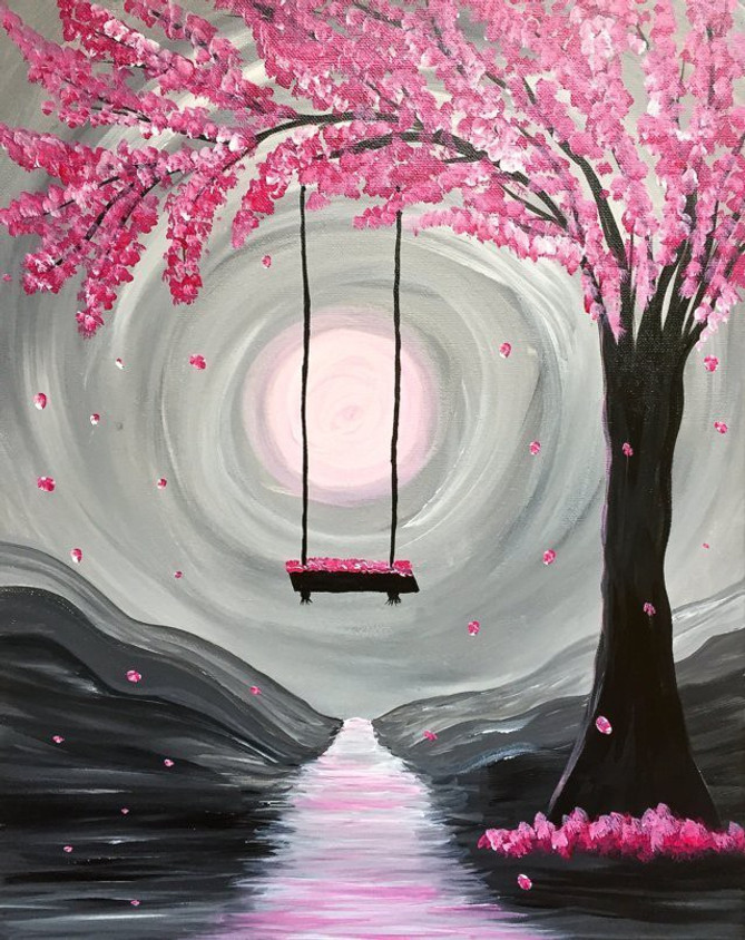 Spring Whimsical Art Canvas