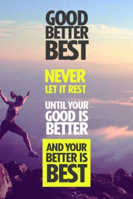 Good Better Best Never Let It Rest Poster