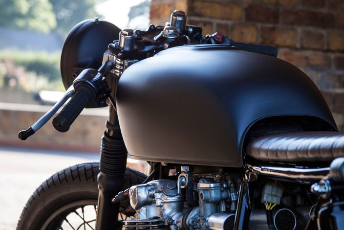Black Motorcycle Flat Paint