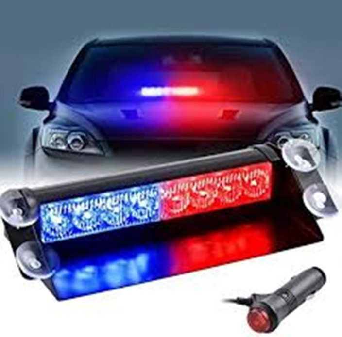 Police Car Lights Flashing