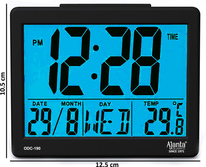 digital wall clock ajanta