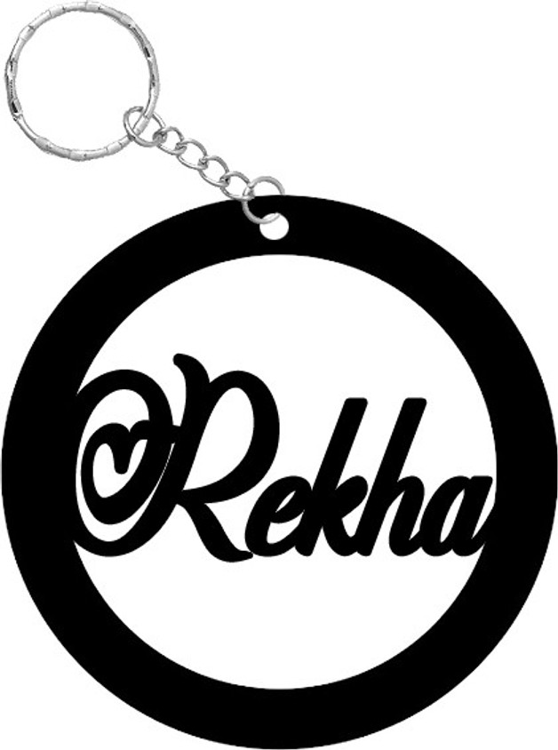 Rekha Name Logo