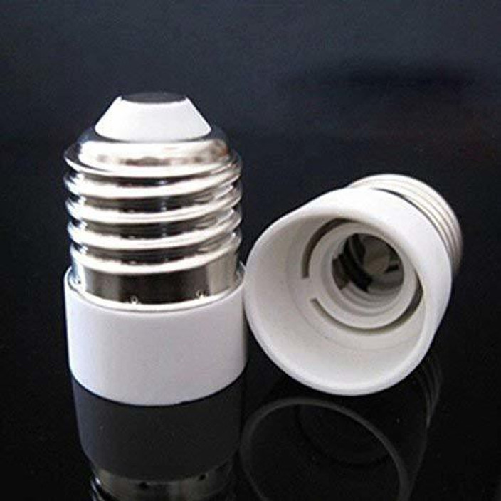 Light Socket Cap E14 Ceramic Screw Metal Shell Lamp Socket - Chrome ...