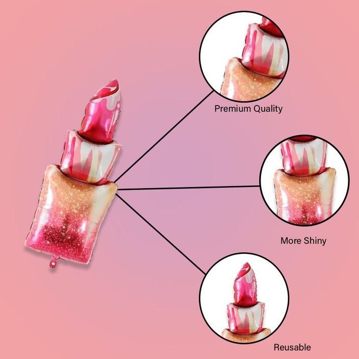 makeup theme balloons