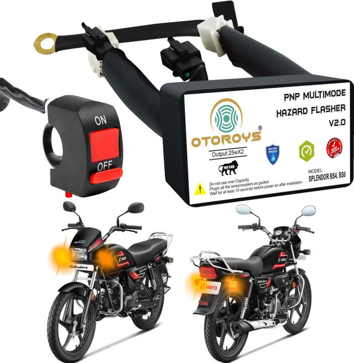 white indicator splendor