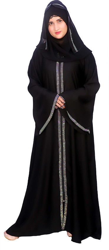 Simple Burqa Designs In Diamond