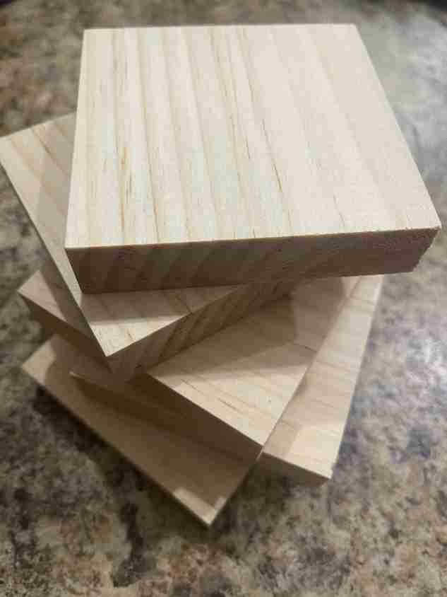 rectangular wooden blocks craft