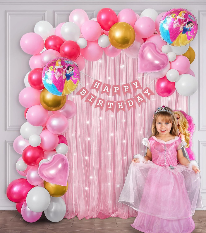 princess theme balloons