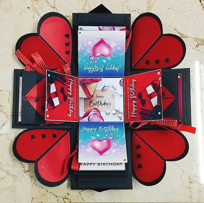 wedding explosion box ideas