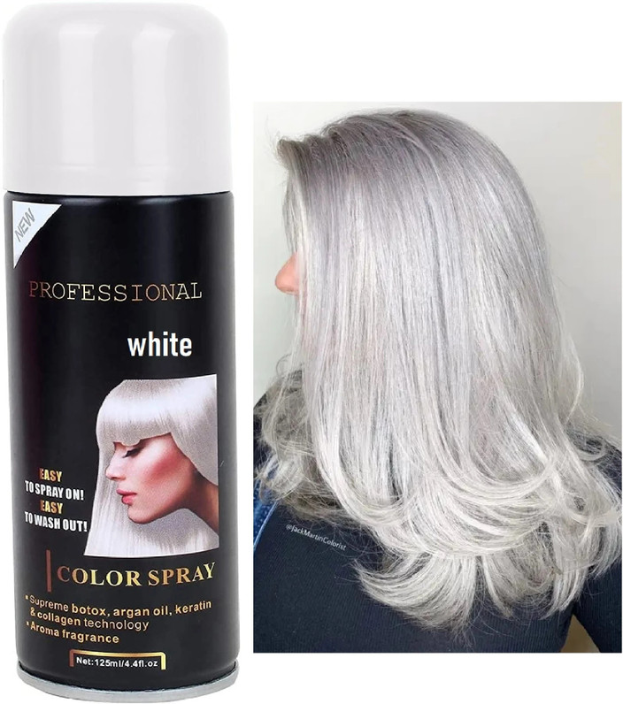 Temporary White Hair Dye Punky Colour Temporary Hair Highlight Spray