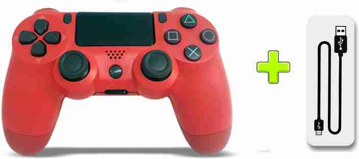 ps4 controller red and white