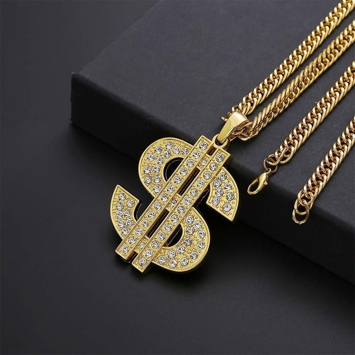Gold Chain Dollar Sign