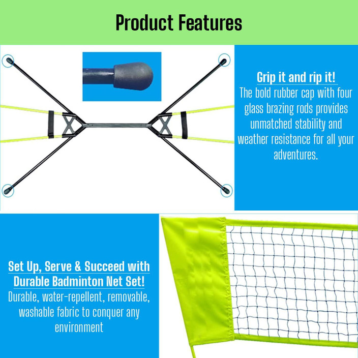 easy setup badminton net