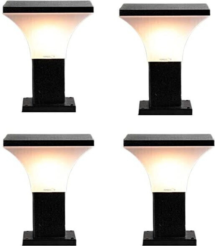 Entry Gate Pillar Lantern Stacked Stone Light Pillar/Column. | Stone