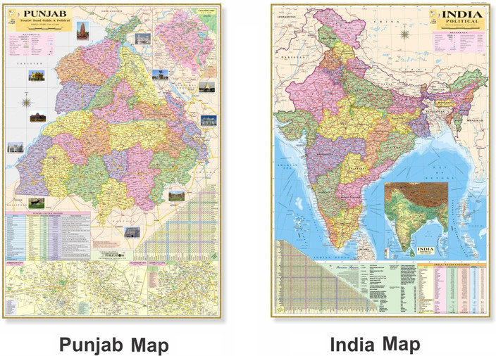 Punjab India Map Printable