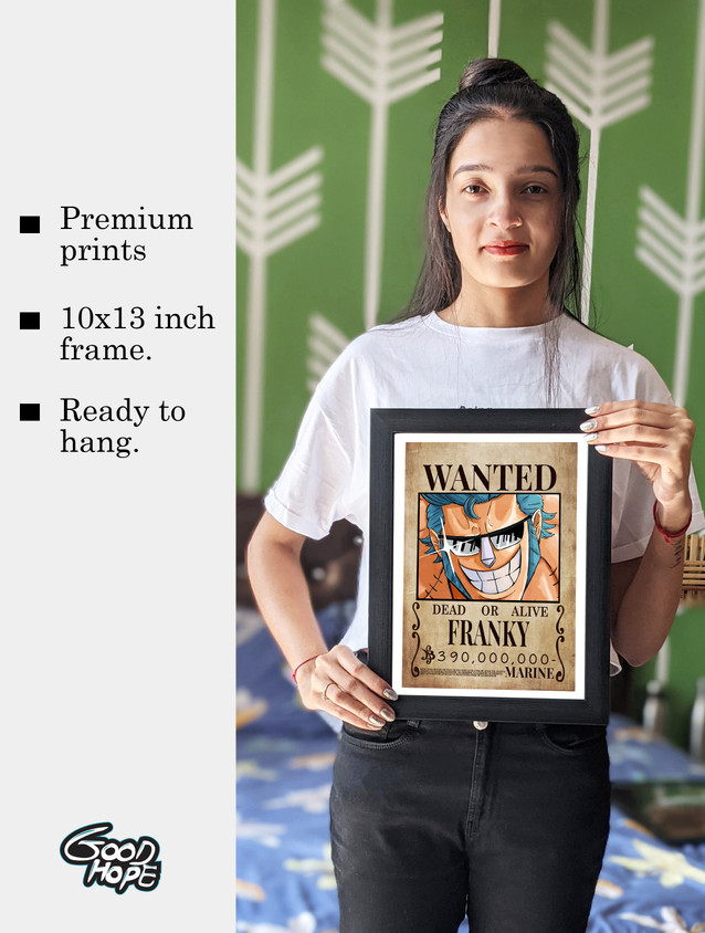 One Piece Wanted Poster Franky