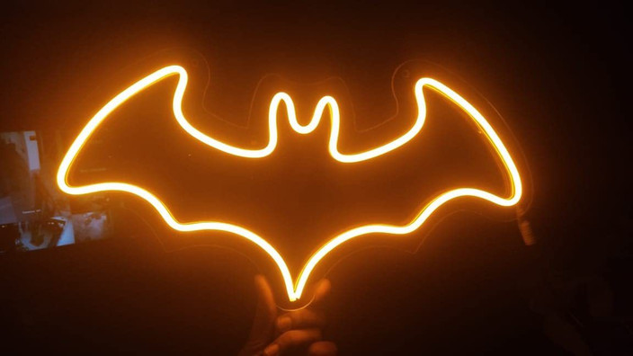 Batman Neon Logo