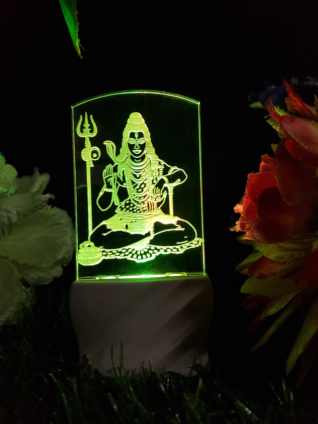 Mahadev Colorful Lighting