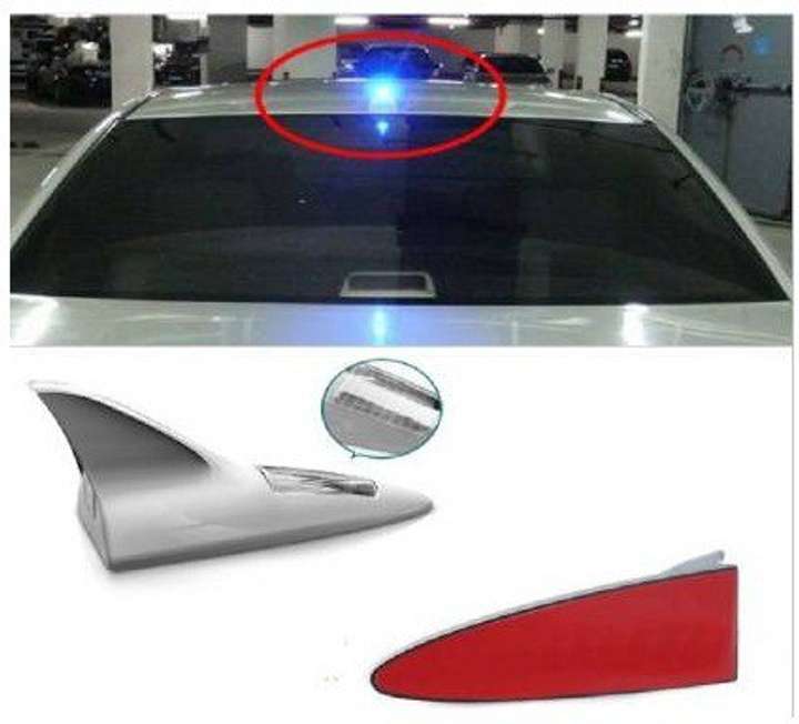 AutoRight Solar 8 LED Roof Spoiler Shark Fin Car Antenna Flashing Light Car Fancy Lights Price in India Buy AutoRight Solar 8 LED Roof Spoiler Shark Fin Car Antenna Flashing Light