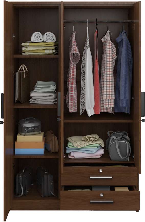 Flipkart wooden wardrobe store