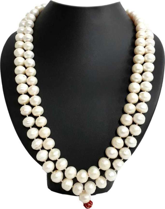 ShivaRatna Fresh Water pearl Garland Moti Mala 108 1 Beads Original Pearl Mother of Pearl Necklace Price in India Buy ShivaRatna Fresh Water pearl Garland Moti Mala 108 1 Beads Original Pearl Mother o...