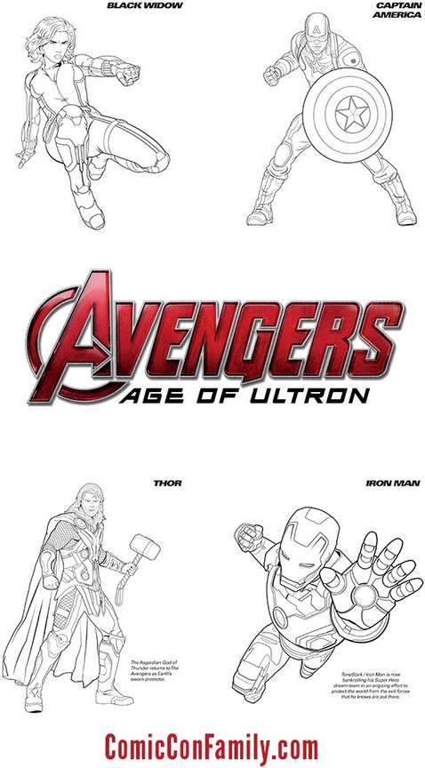 age of ultron lego coloring pages