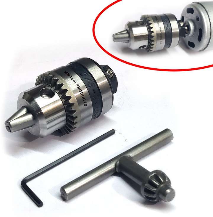 MMTool PRODUCTS DC 775 Motor 5mm Shaft Adapter For Drill Chuck