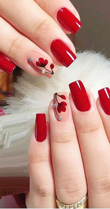 Red nails 2020 store