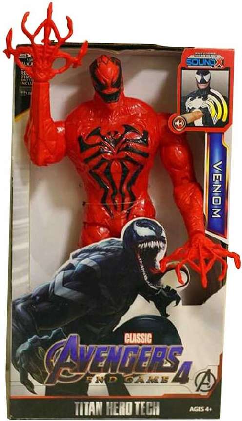 Red venom action figure store