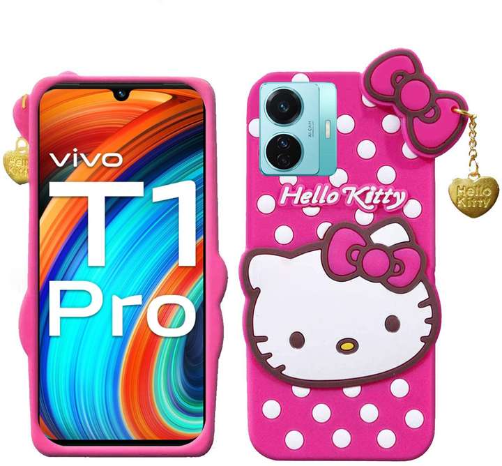WEBKREATURE Back Cover for Vivo T1 Pro Cute Hello Kitty Case WEBKREATURE Flipkart