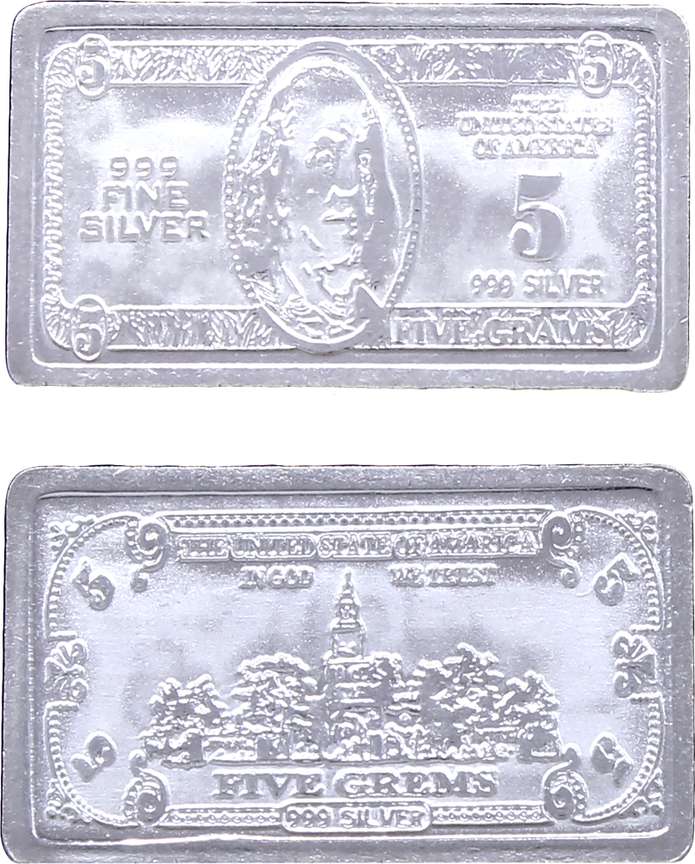 Silver price in dollar store