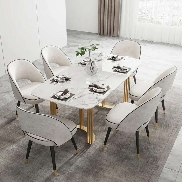 Faux marble dining room table store
