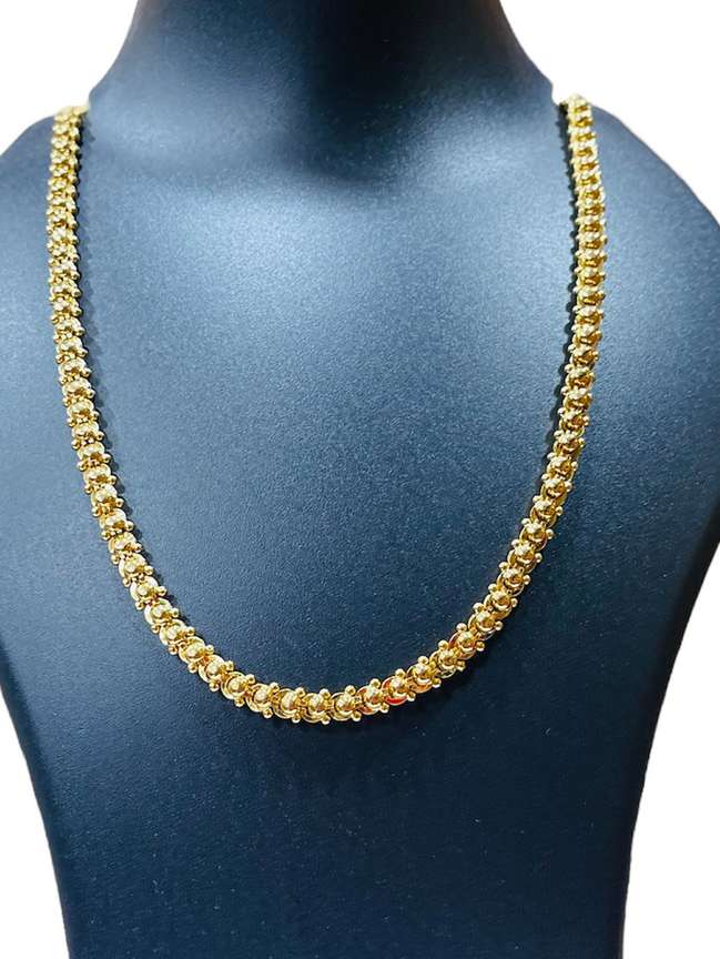ALAYIN 24ct Gold Plated Mulla Chain For Women Gold plated Plated Copper Chain Price in India Buy ALAYIN 24ct Gold Plated Mulla Chain For Women Gold plated Plated Copper Chain Online at Best Prices in ...