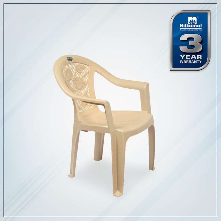 Nilkamal Mid Back Chair with Arm CHR2060 Plastic Outdoor Chair