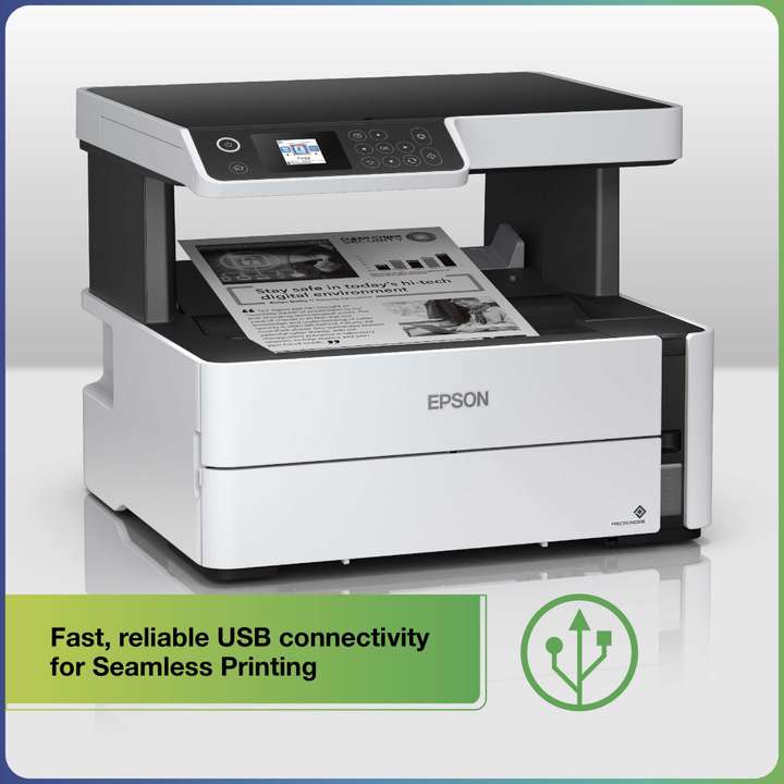 Epson M2140 Multi function Monochrome Ink Tank Printer Black Page Cost 15 Paise Epson Flipkart