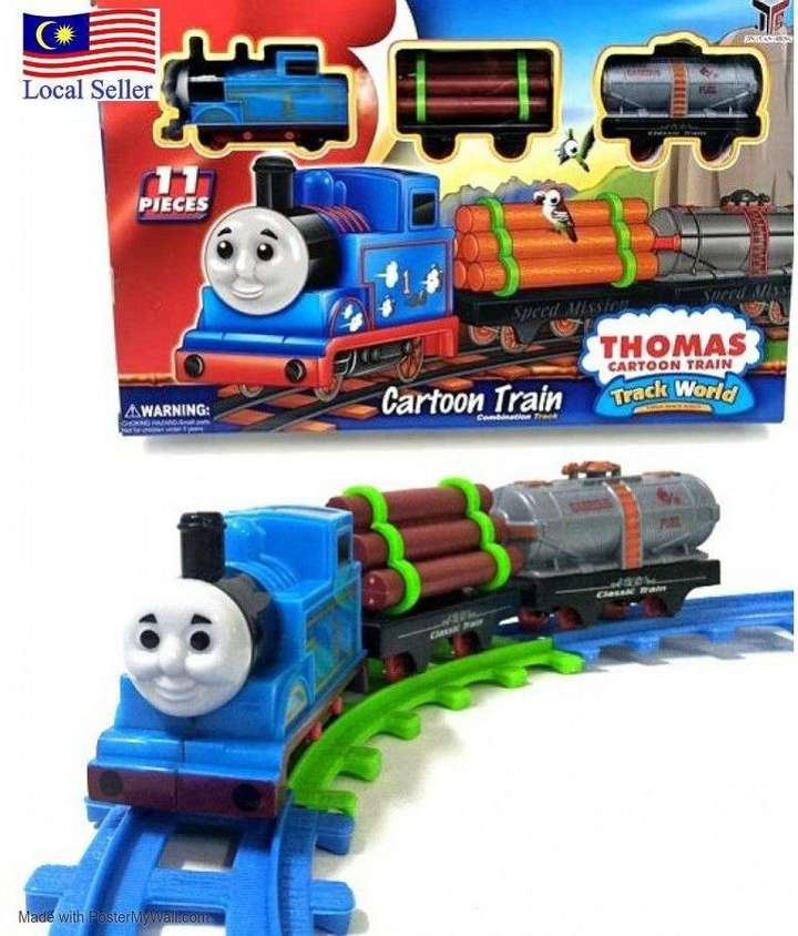 Dherik Tradworld New Thomas Cartoon Train Track Set Toy for Kid Boys Girls Multi New Thomas Cartoon Train Track Set Toy for Kid Boys Girls Multi shop for Dherik Tradworld