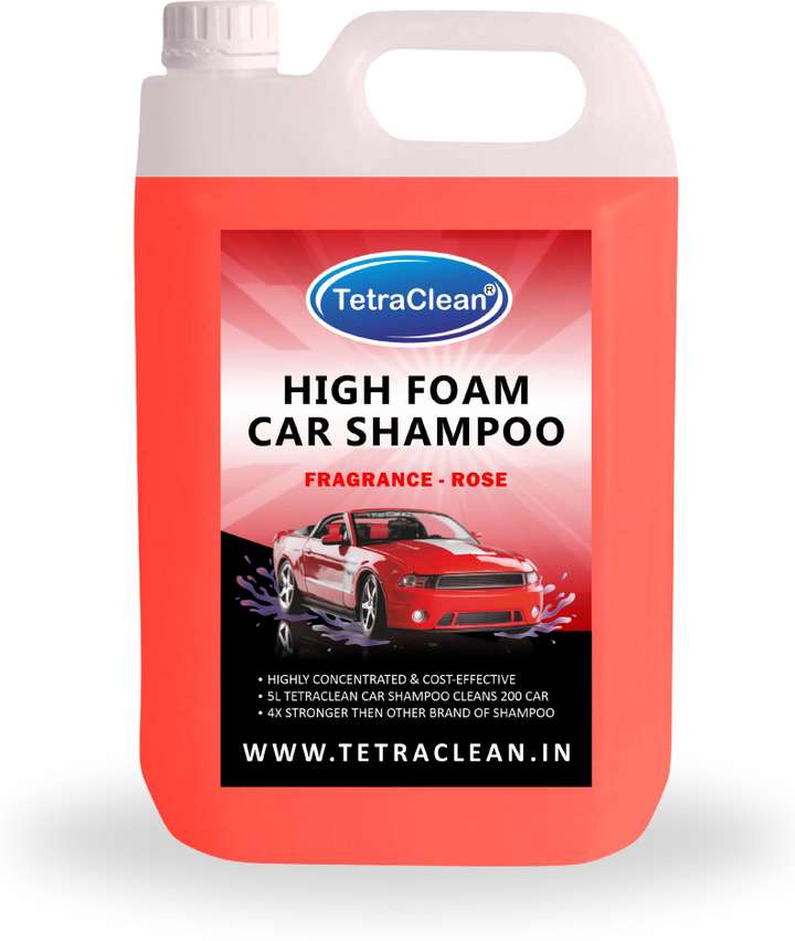 TetraClean High Foam Car Shampoo Car Washing Liquid Price in India Buy TetraClean High Foam Car Shampoo Car Washing Liquid online at Flipkart