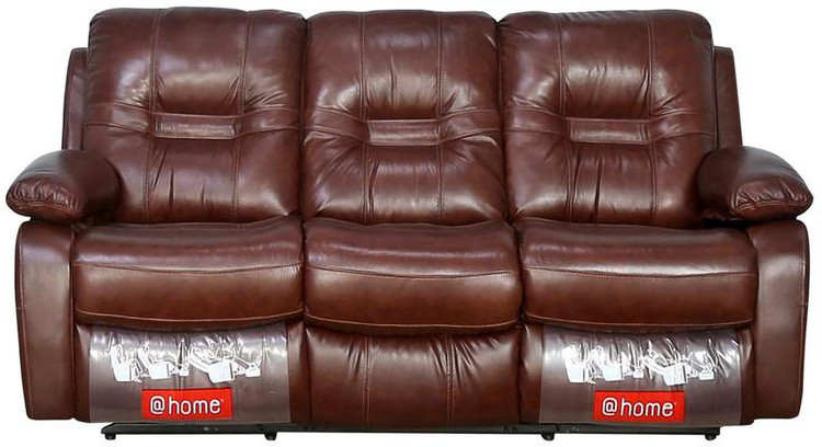 Wilson 3 Piece Leather Sofa Set | Baci Living Room