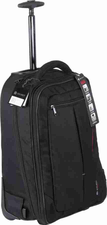 DELSEY Oppono Trolley Backpack Black Price in India Flipkart