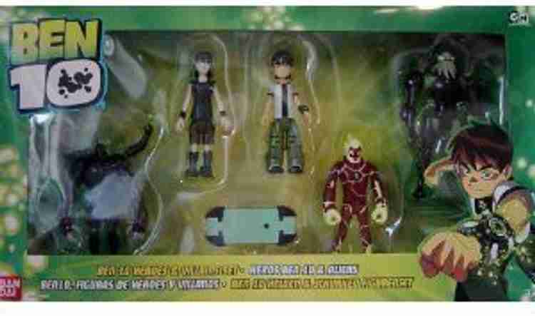 Bandai Ben 10 Heroes Villains Figure Set Sixsix Kevin 11 Ben Tennyson Heatblast Vilgax Ben 10 Heroes Villains Figure Set Sixsix Kevin 11 Ben Tennyson Heatblast Vilgax