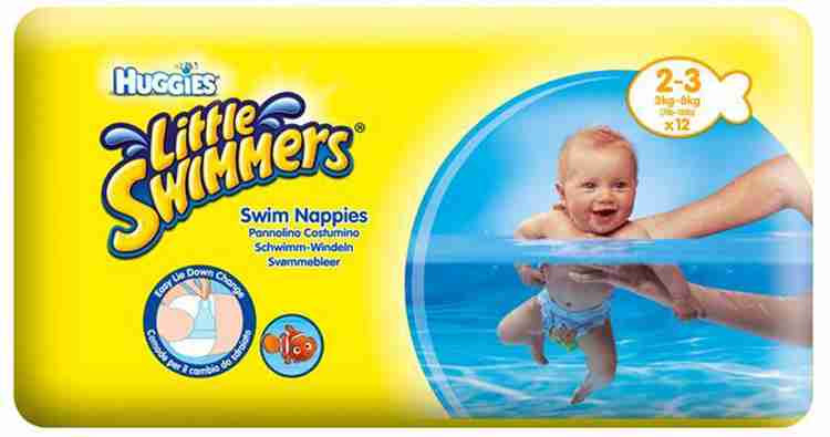 Huggies Little Swimmers Swim Nappies 12Pc 2 3 3 8Kg Finding Dory M Buy 12 Huggies Pant Diapers Flipkart