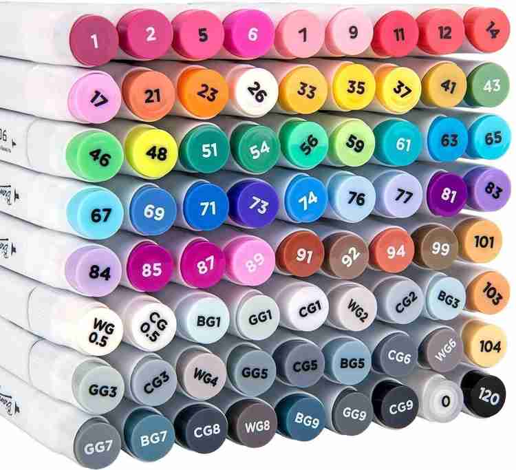 Flipkart Bianyo Classic Series Artist Dual Tip Art Markers Set 72 Colors Dual Tip Art Markers