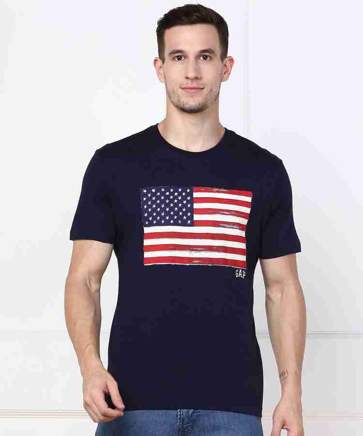 GAP Printed Men Round Neck Dark Blue T Shirt Buy GAP Printed Men Round Neck Dark Blue T Shirt Online at Best Prices in India Flipkart