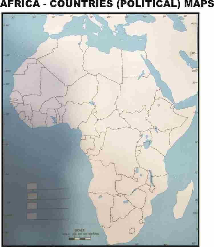 Africa Political Map Printable Eastern Africa Map With Countries,