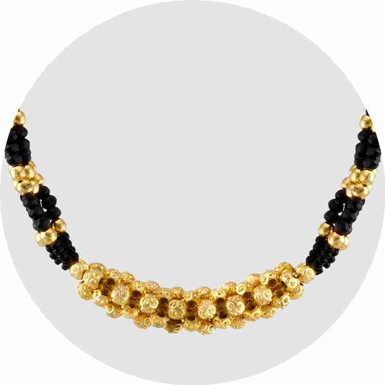 Divastri Jewellery Traditional Kolhapuri saaj gold Stylish party wear Temple Maharashtrian Mangal sutra Set chain Pendant Necklace Black beads Chains golden Tanmaniya vati Thushi Mangalsutra for Women...