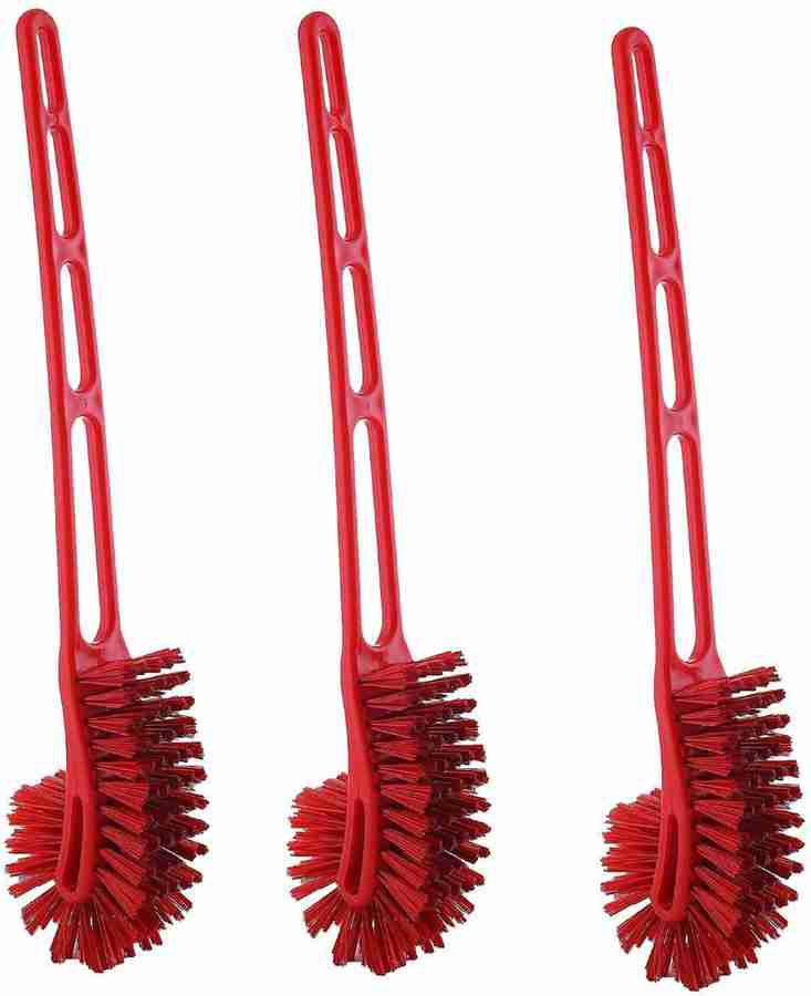 Rekha Red Toilet Brush Set of 3 Price in India Buy Rekha Red Toilet Brush Set of 3 online at Flipkart